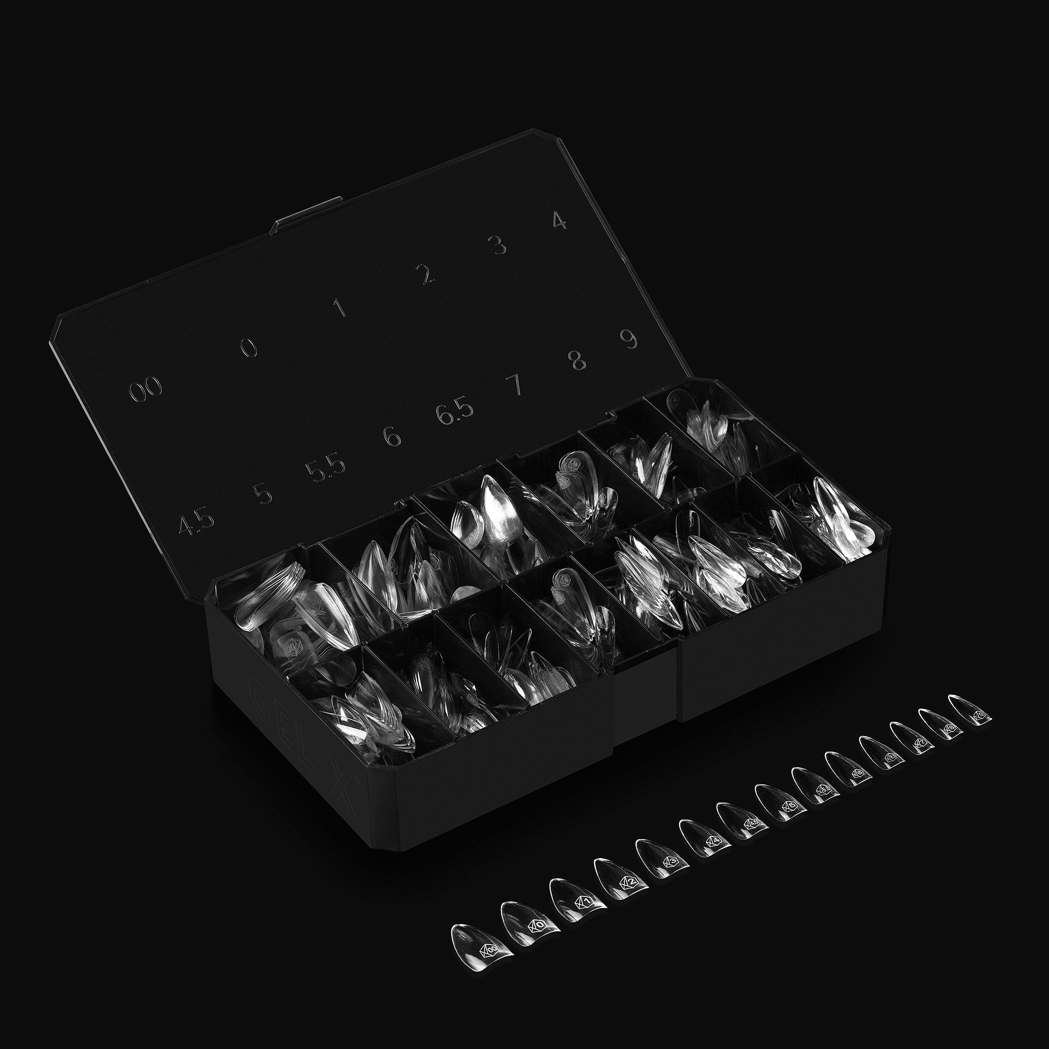 Aprés Gel-X Tips - Natural Stiletto Short [600pcs] [NEW] – Nail Labo USA